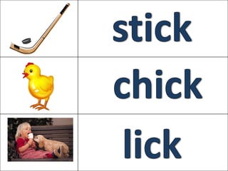 Teachn99 unit 8 ick+words+with+worksheet | PPT