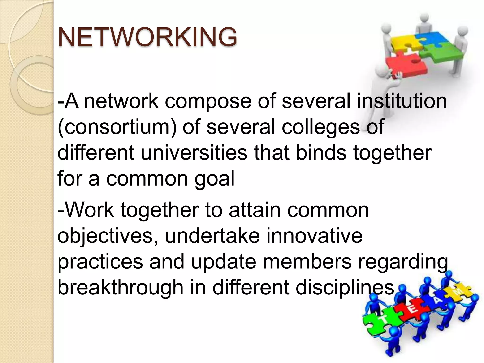 linkages and networking with organizations | PPT