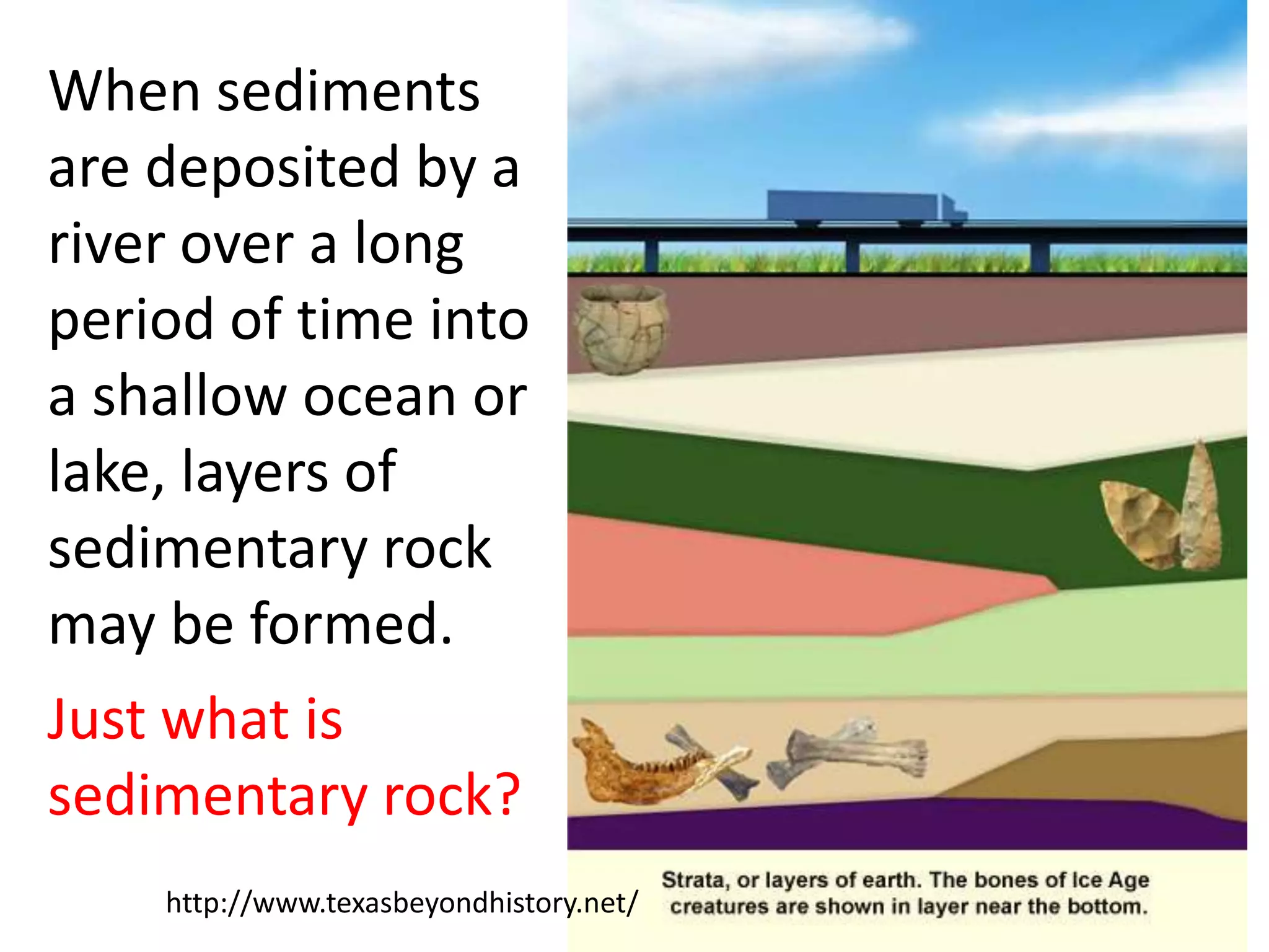 SEDIMENTARY ROCK (teach) | PPTX