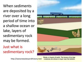 SEDIMENTARY ROCK (teach) | PPTX