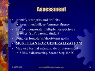 Teach Social Skills Home Community 08 | PPT