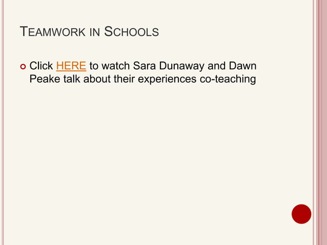 Introduction to TEACH Teamwork - Module 1 | PPT