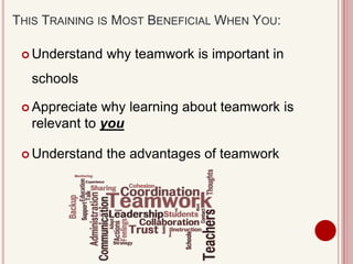 Introduction to TEACH Teamwork - Module 1 | PPTX