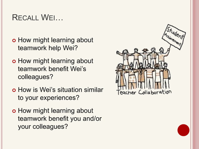 Introduction to TEACH Teamwork - Module 1 | PPT