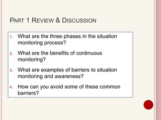 TEACH Teamwork Situation Monitoring - Module 3 | PPTX
