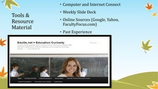 Teach the teacher intro slide deck | PPTX