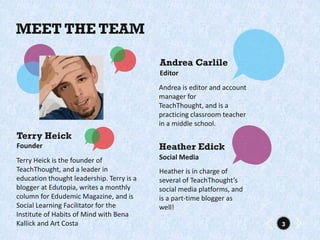 Teach thought media kit | PPT