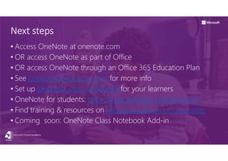 Çollaboration with OneNote Class Notebook | PDF