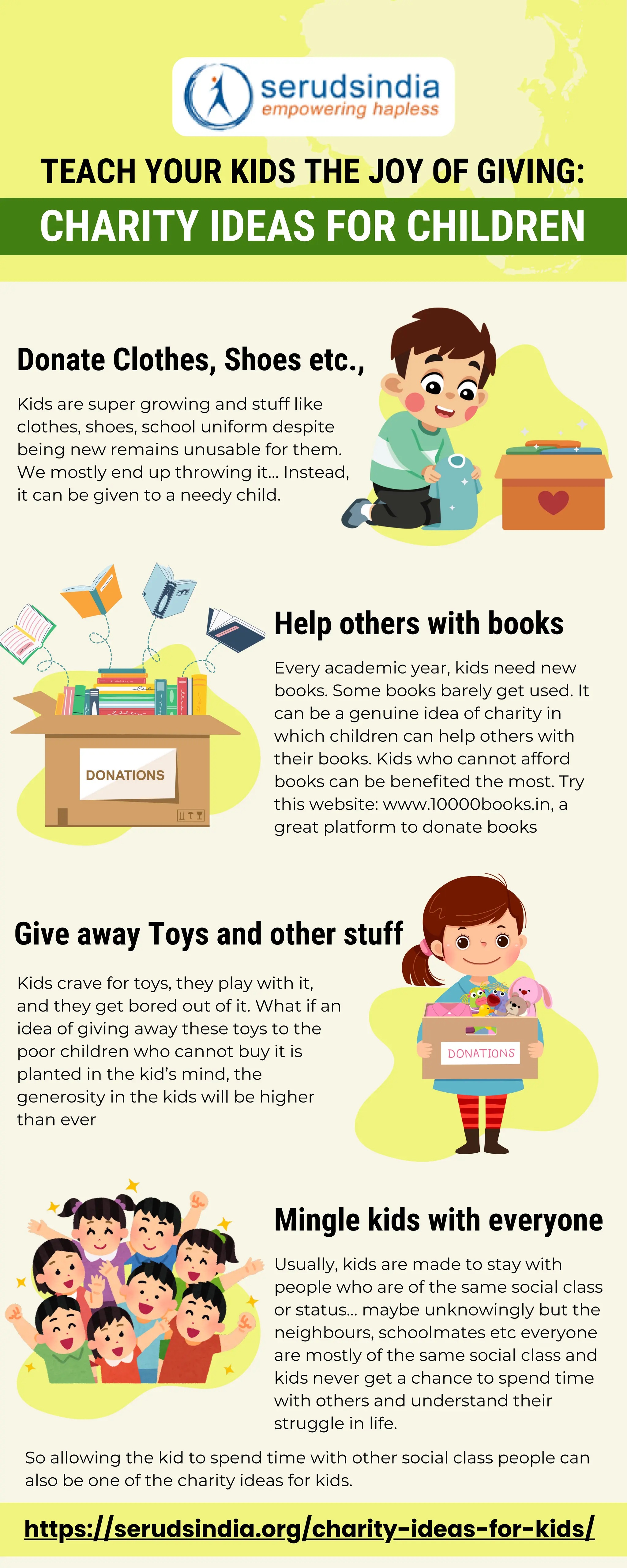 Teach Your Kids the Joy of Giving Charity Ideas for Children | PDF