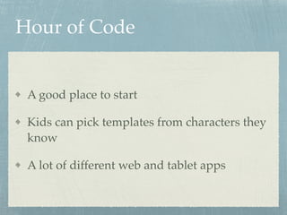 Teach your kids to code | PPT