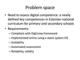 Evidence-Centered Approach to Online Assessment of Students’ Digital ...