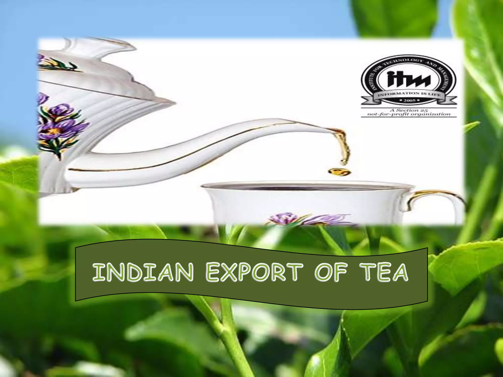 Tea export | PPTX