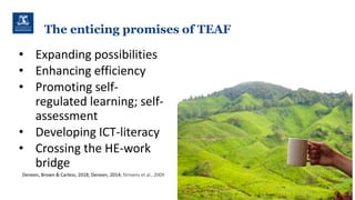 Technology-enhanced assessment and feedback: What should (and shouldn’t) we be doing? | PPT