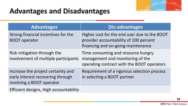 Analytical Comparison between BOT,BOOT and PPP Projects | PDF