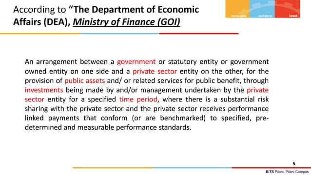 Analytical comparision of BOT,BOOT and PPP models | PPTX | Civil ...