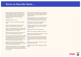 Tea Flavour Descriptors - Tea Quality Analysis | PDF