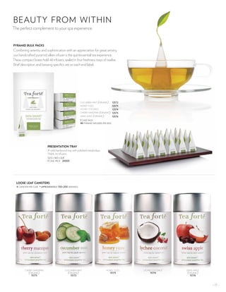 Tea forte catalog on premise issue 10 | PDF
