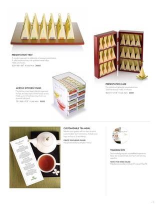 Tea forte catalog on premise issue 10 | PDF