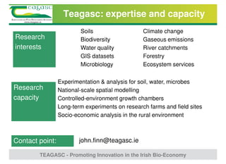 Teagasc: Overview and Contact Points | PDF