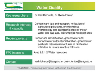 Teagasc: Overview and Contact Points | PDF
