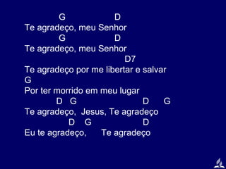 Te agradeço | PPT