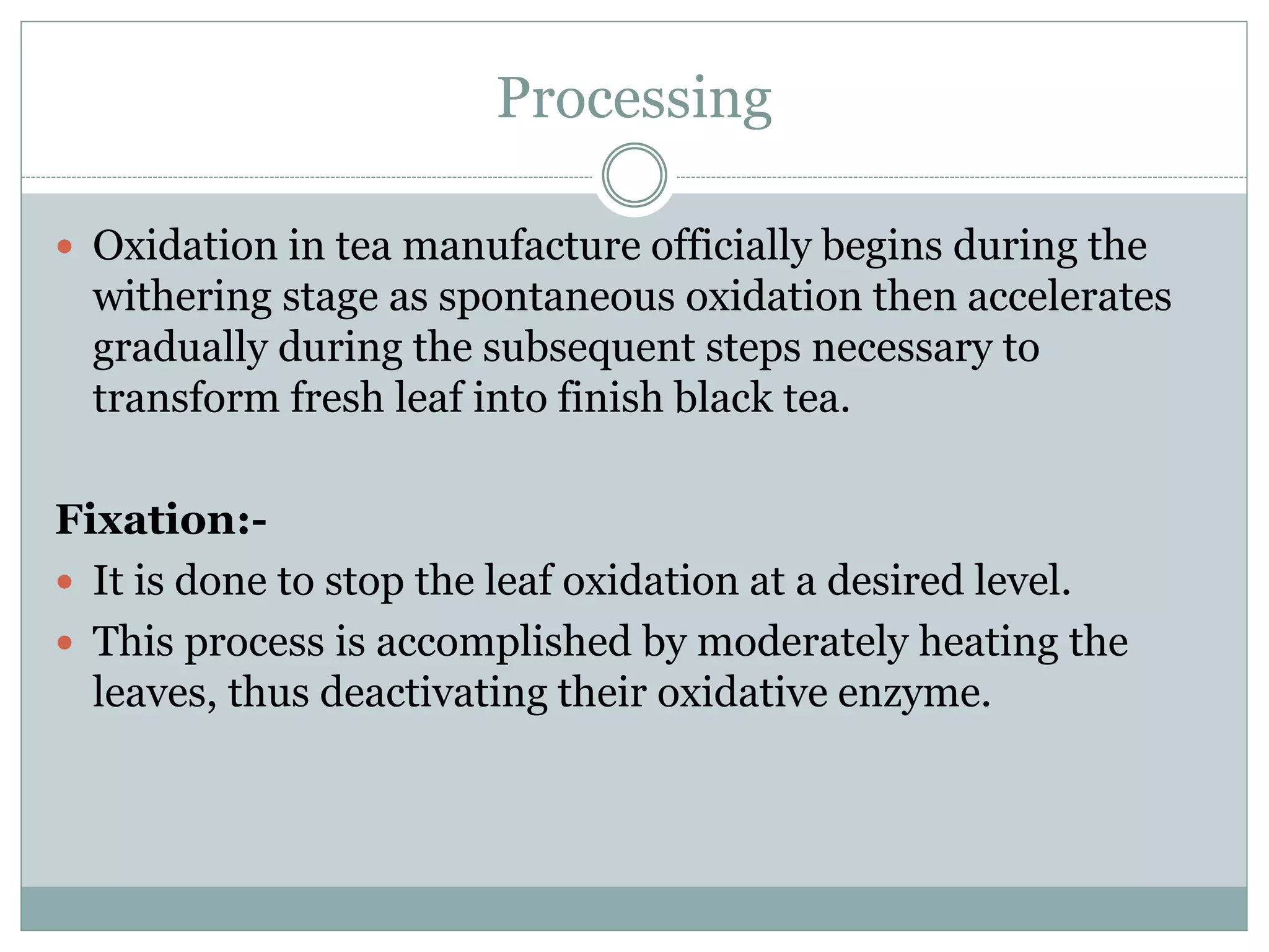 Cultivation Practices of Tea. | PPTX