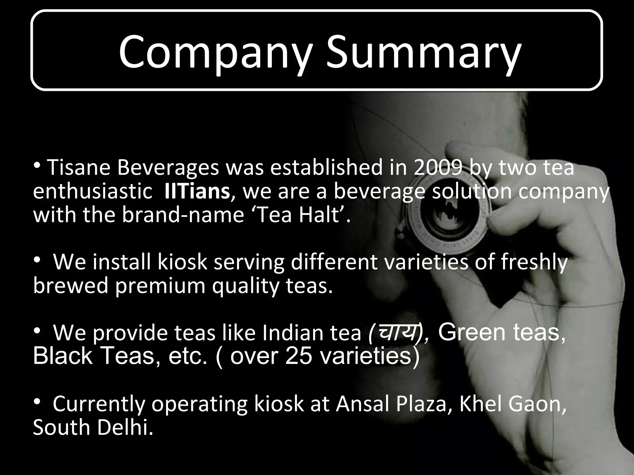 Tea halt presentation | PPT