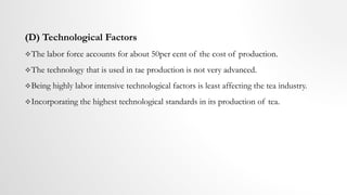 Tea industry Presentation | PPTX