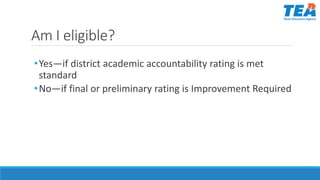 TEA Innovation Districts Overview | PDF