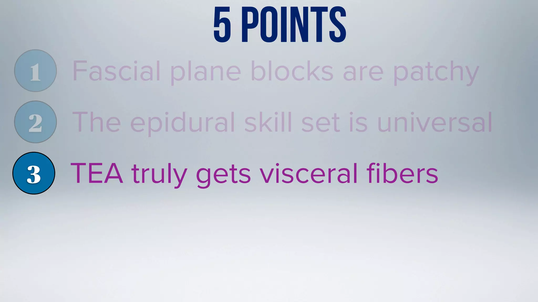 Thoracic Epidural Analgesia is the Preferred Analgesic Strategy for ...