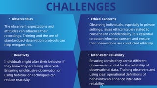 Observation-Techniques of Assessment of psychological problems | PPT