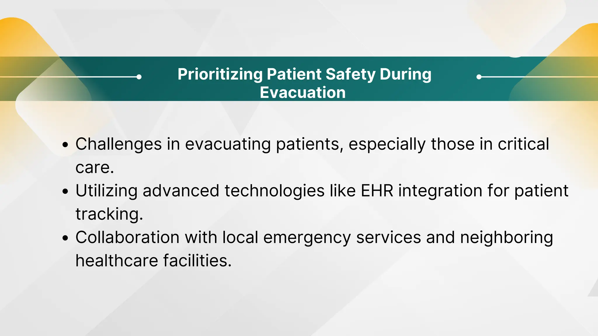Navigating Through Crisis: The Art of Healthcare Emergency Evacuation ...