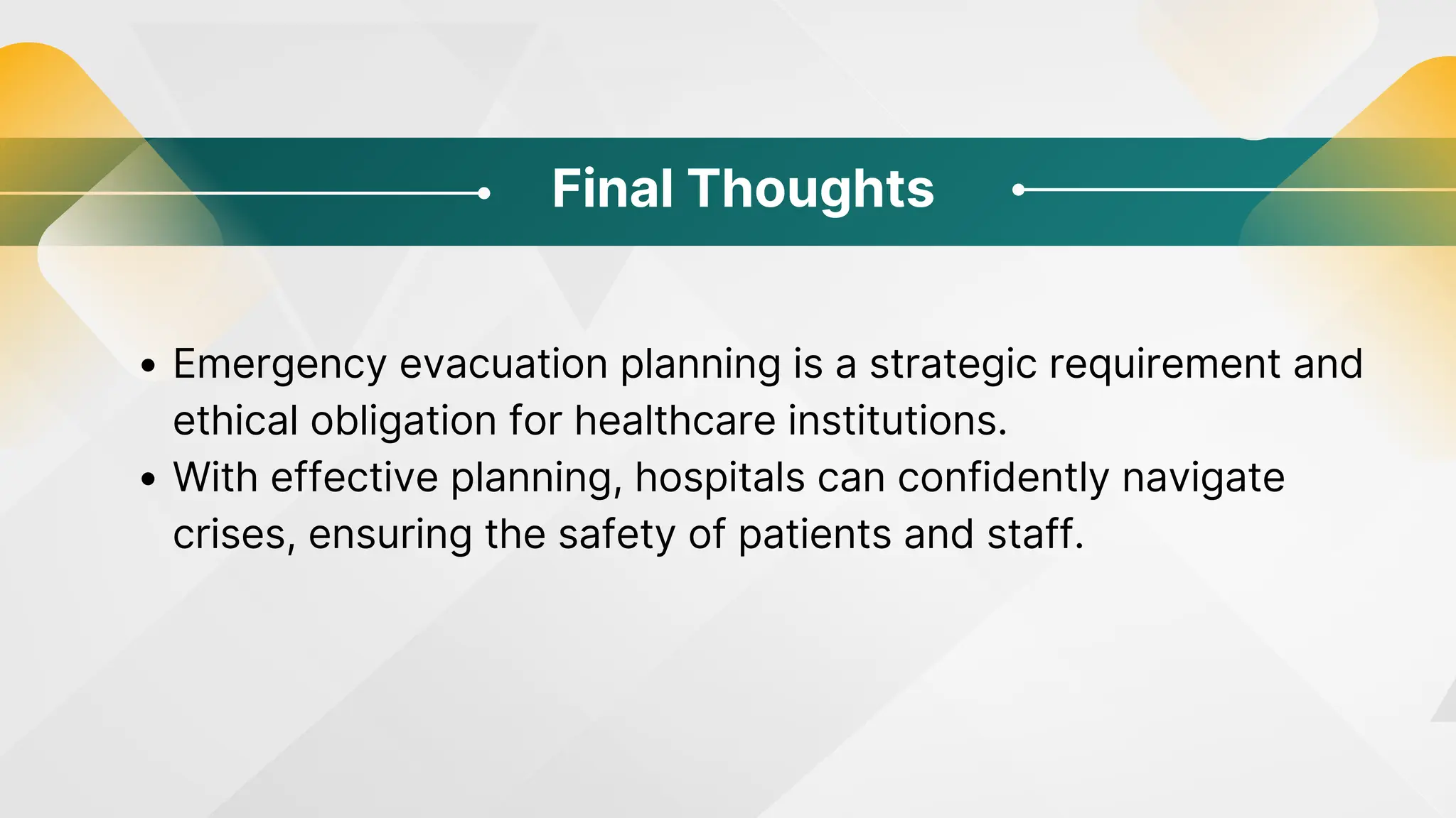 Navigating Through Crisis: The Art of Healthcare Emergency Evacuation ...