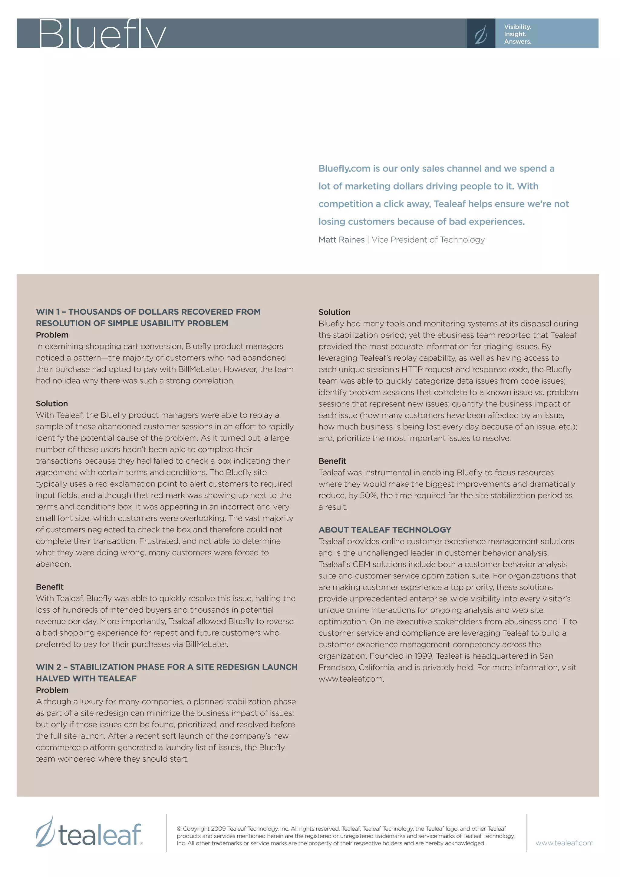 Bluefly Case Study | PDF