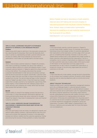 U-Haul Case Study | PDF