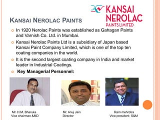 berger and nerolac paint industry | PPT