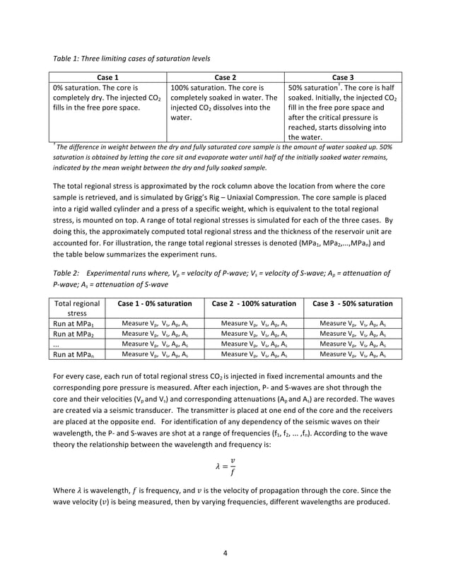 Team CO2 - Estimating Seismic Velocities and Attenuations of CO2 Saturated Sandstones | PDF ...