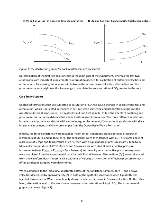 Team CO2 - Estimating Seismic Velocities and Attenuations of CO2 Saturated Sandstones | PDF ...