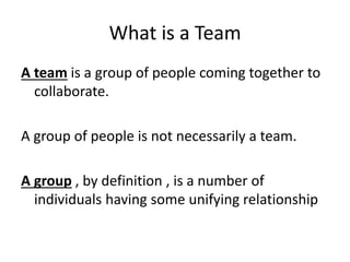 Team Work | PPTX
