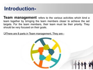 Team Management PPT | PPTX