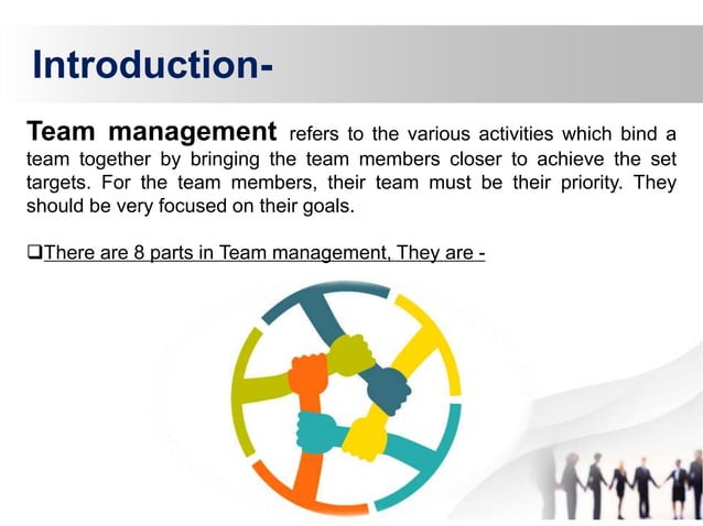 Team Management PPT | PPTX | Business Administration | Business