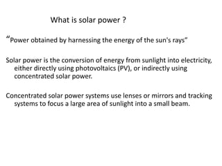 roof top solar | PPTX