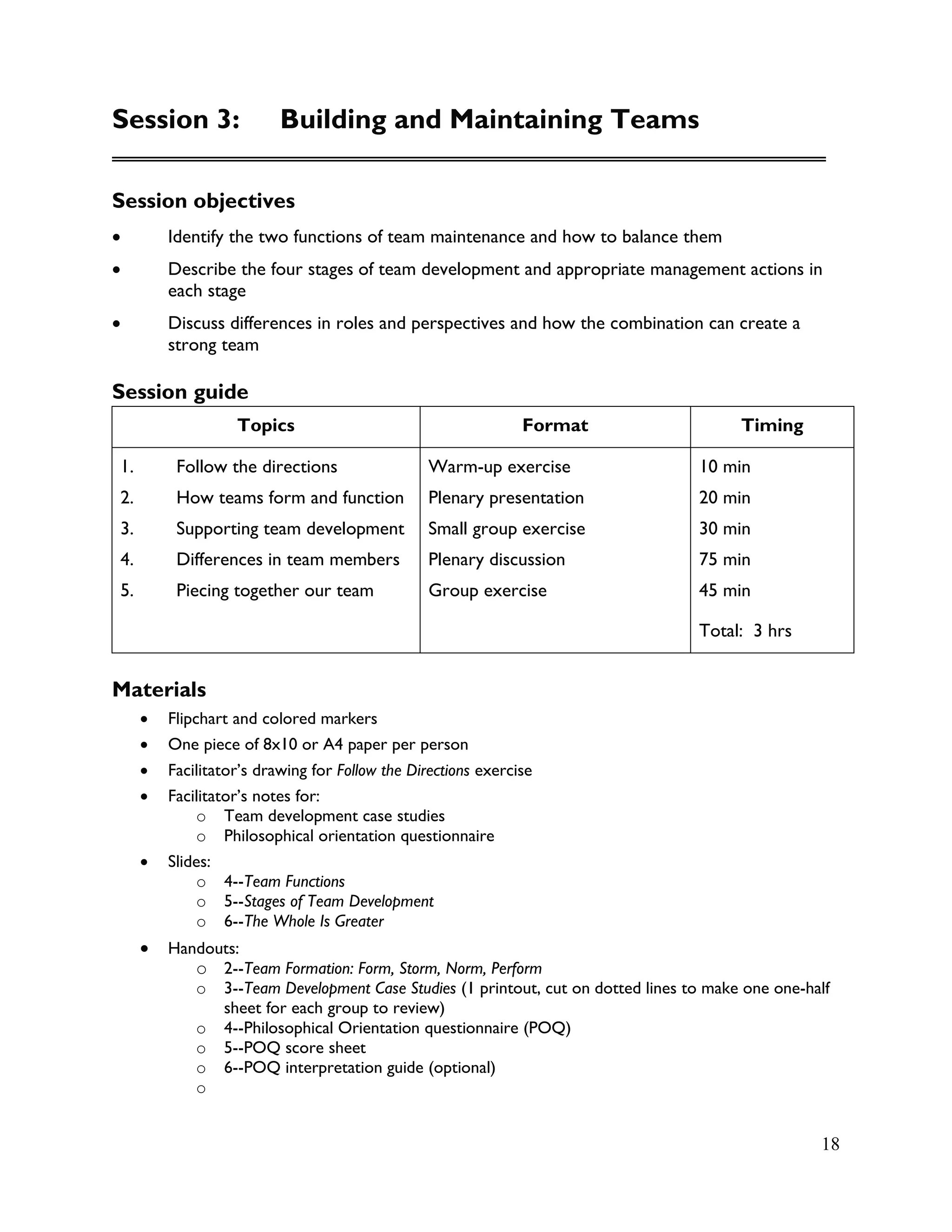 Team building-module-facilitators-guide | PDF