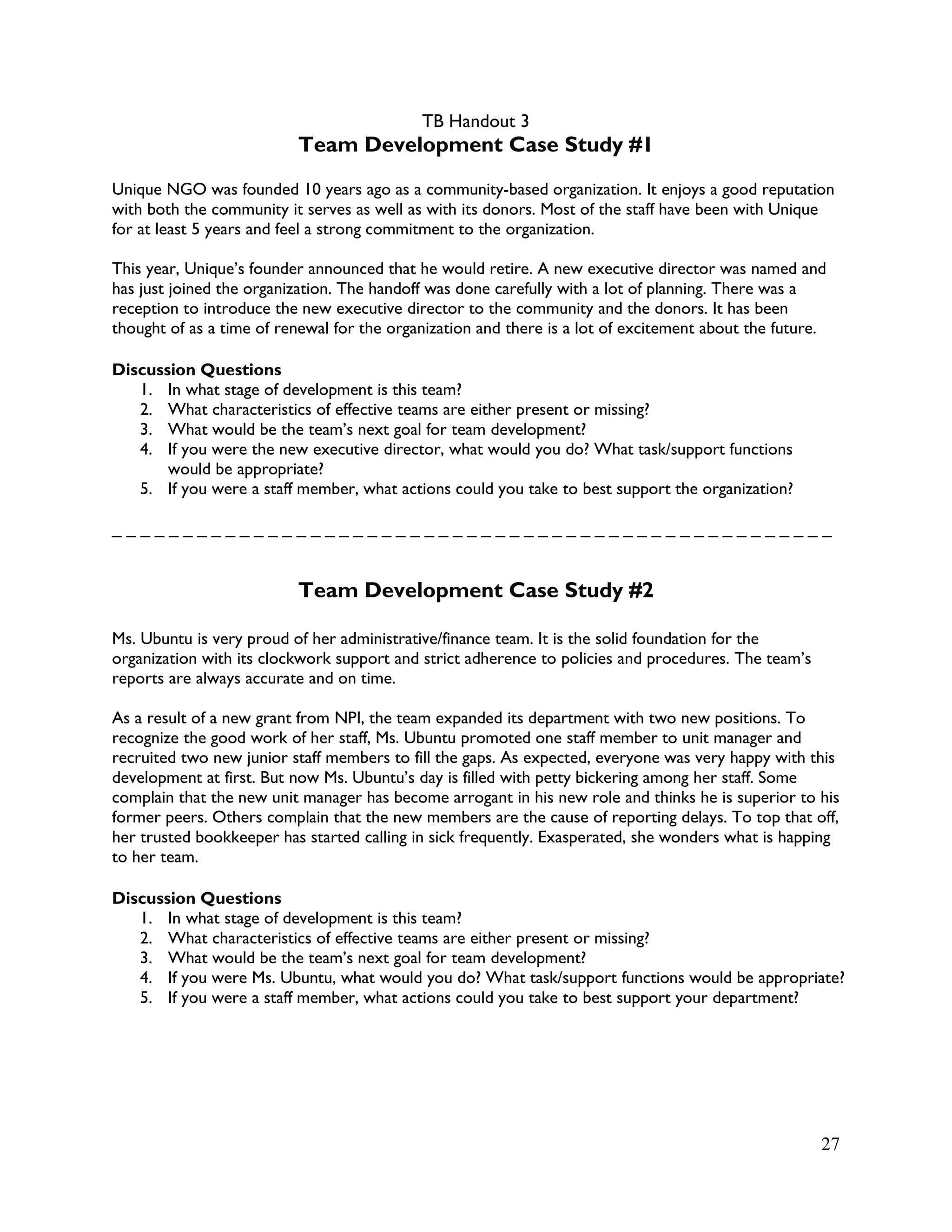 Team building-module-facilitators-guide | PDF