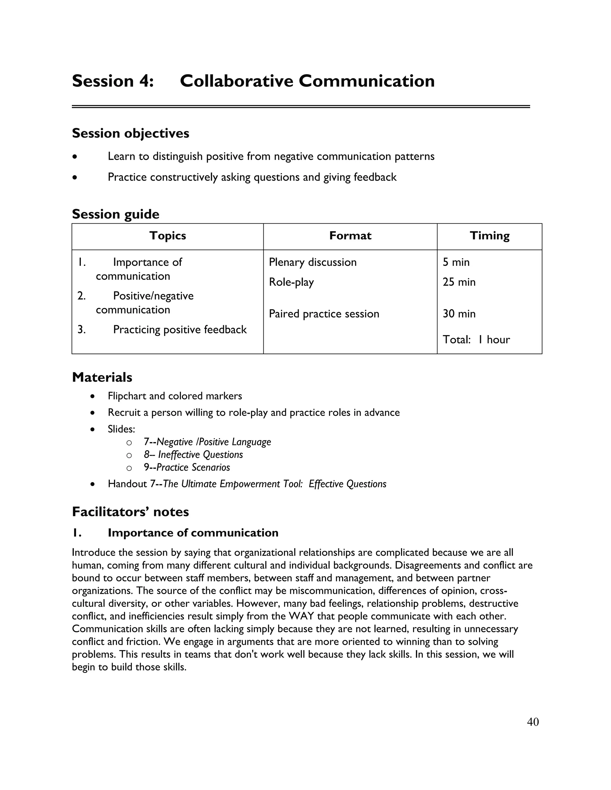 Team building-module-facilitators-guide | PDF