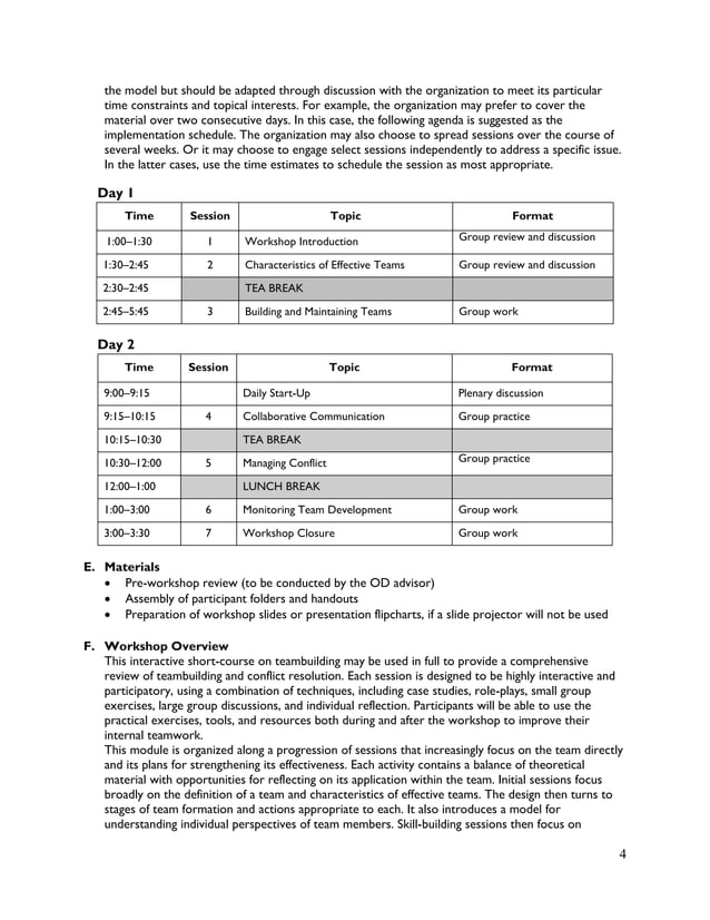 Team building-module-facilitators-guide | PDF