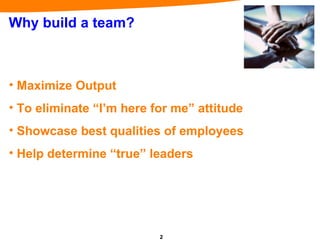 Team Building Presentation | PPT | Business Expos & Conferences | Events