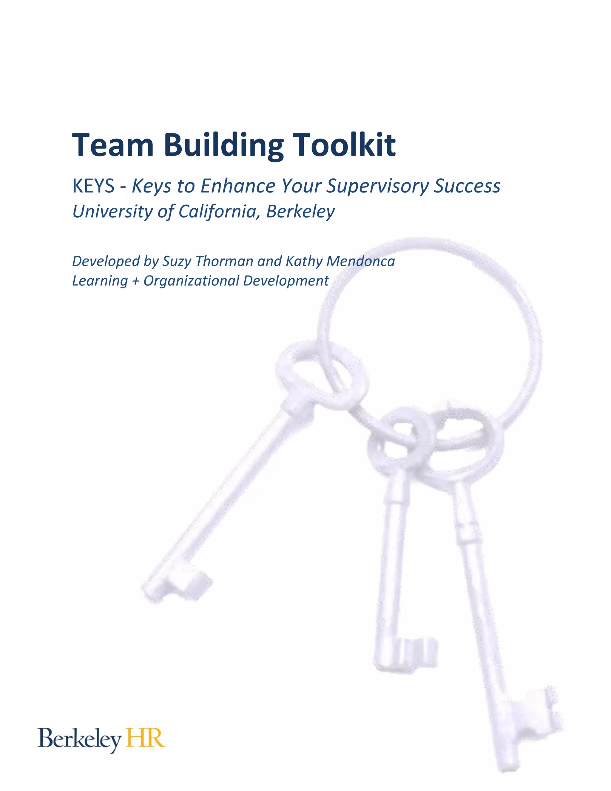 Team building-toolkit-keys | PDF