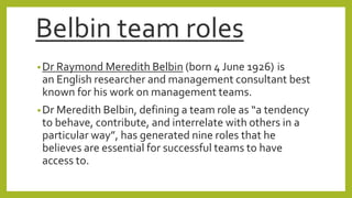 Team & It's Functions | PPT