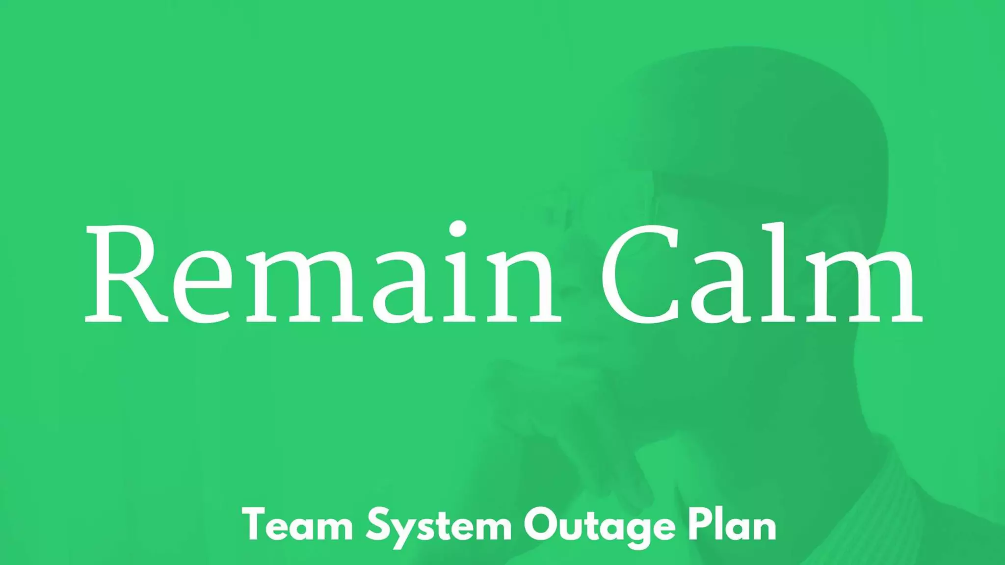 Team System Outage Plan | PPT